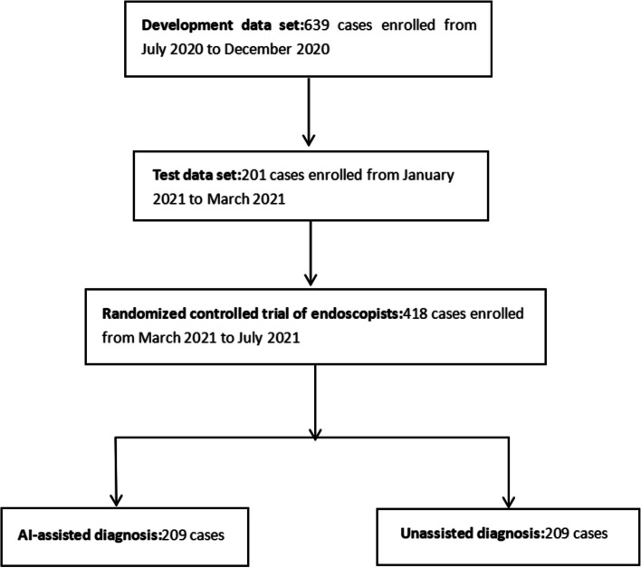 Development and application of an artificial intelligence-assisted endoscopy system for ...