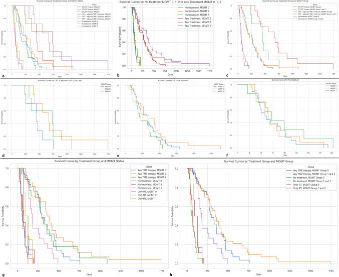 MGMT methylation and its prognostic significance in inoperable IDH-wildtype glioblastoma: the ...