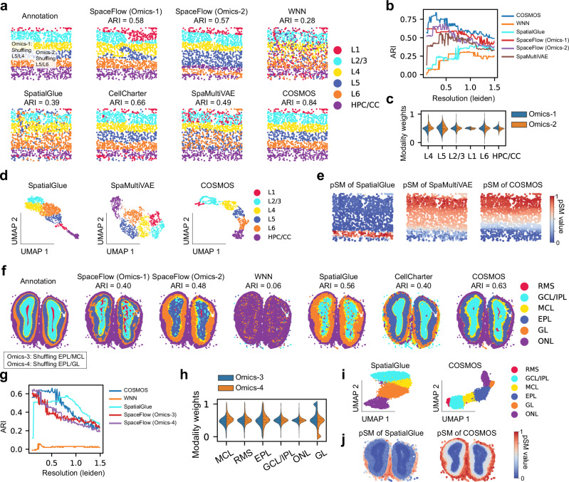 Cooperative integration of spatially resolved multi-omics data with COSMOS - PMC