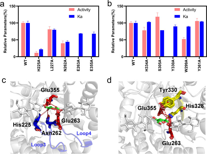 Dynamics of loops surrounding the active site architecture in GH5_2 subfamily TfCel5A for ...