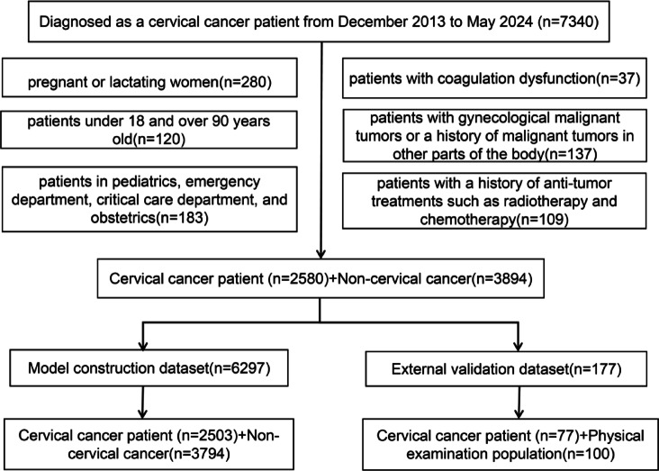 Cervical cancer prediction using machine learning models based on routine blood analysis - PMC