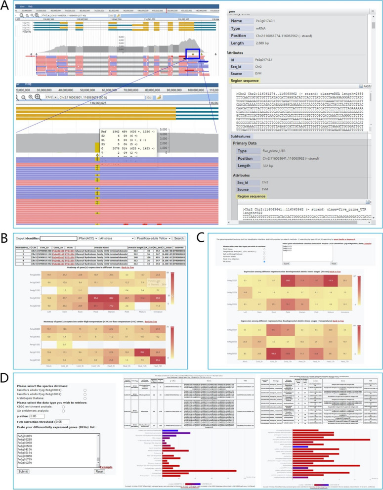Passionfruit Genomic Database (PGD): a comprehensive resource for passionfruit genomics - PMC