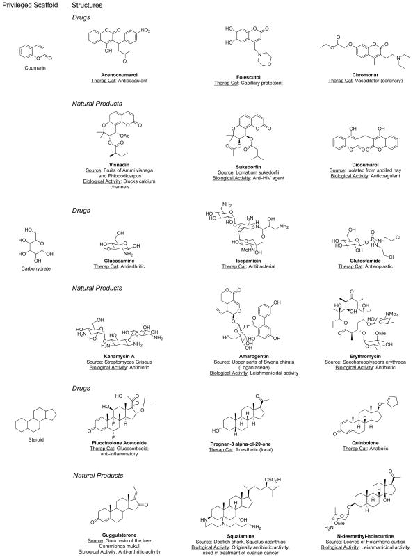 Privileged Scaffolds for Library Design and Drug Discovery - PMC
