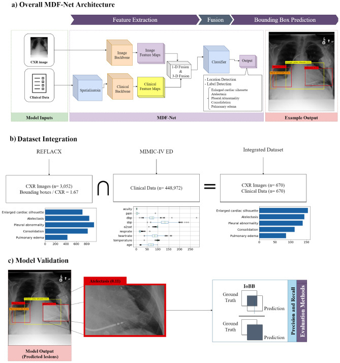 MDF-Net for abnormality detection by fusing X-rays with clinical data - PMC