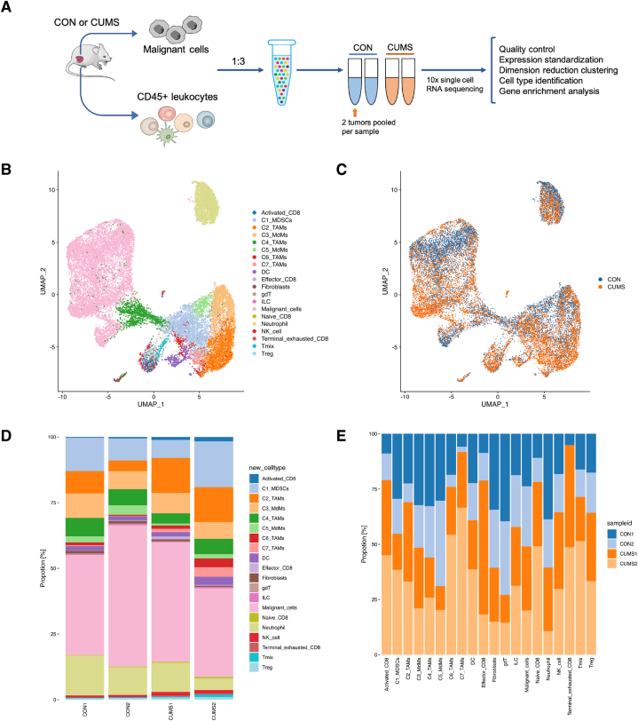 Single-cell RNA sequencing reveals that the immunosuppression landscape ...