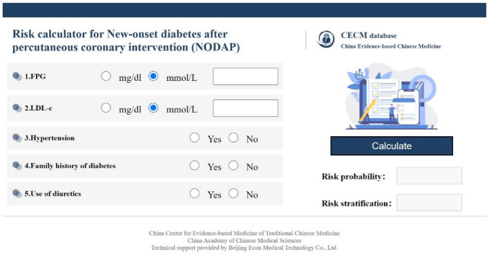 Development, validation and visualization of a web-based nomogram for predicting risk of new ...