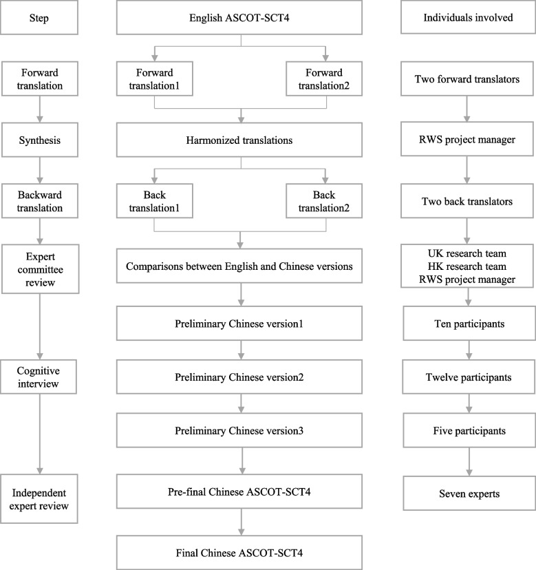 Translation, cultural adaptation, and content validation of the Hong Kong Chinese version of ...