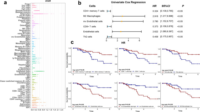 A risk scoring system based on tumor microenvironment cells to predict prognosis and immune ...