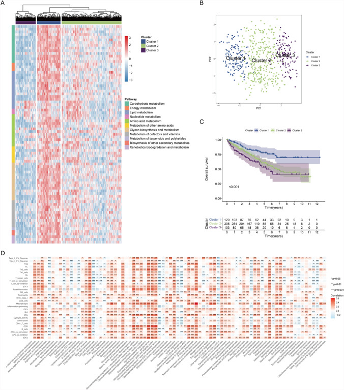 Metabolic reprogramming and immune microenvironment profiling in clear ...