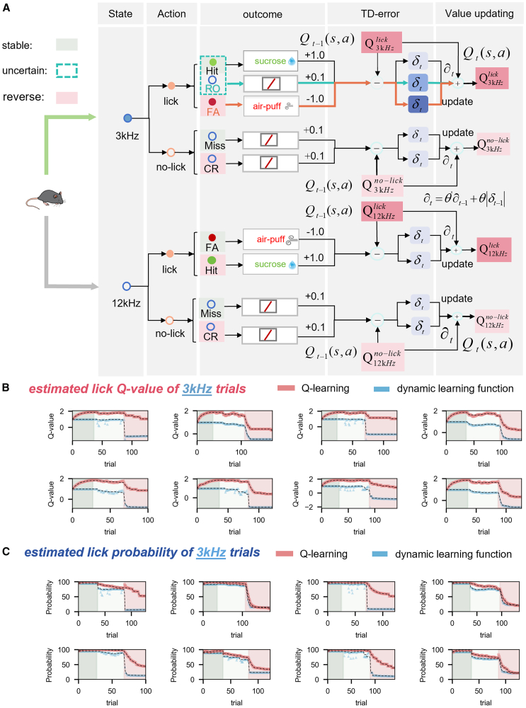 “PyTDL”: A versatile temporal difference learning algorithm to simulate behavior process of ...