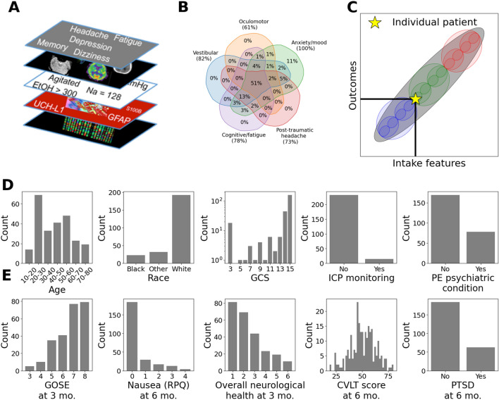 Data-driven distillation and precision prognosis in traumatic brain injury with interpretable ...