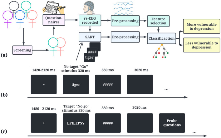 Comparing resting state and task-based EEG using machine learning to predict vulnerability to ...