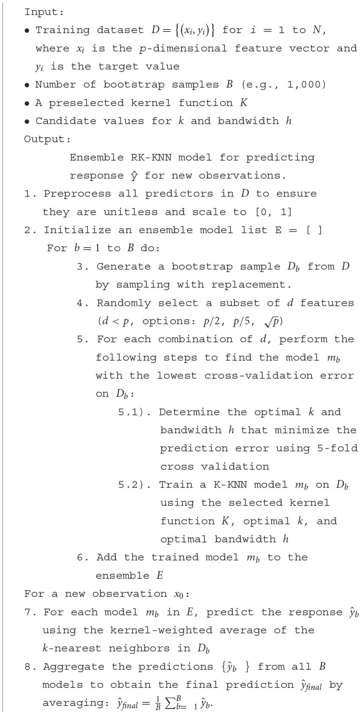 Random kernel k-nearest neighbors regression - PMC