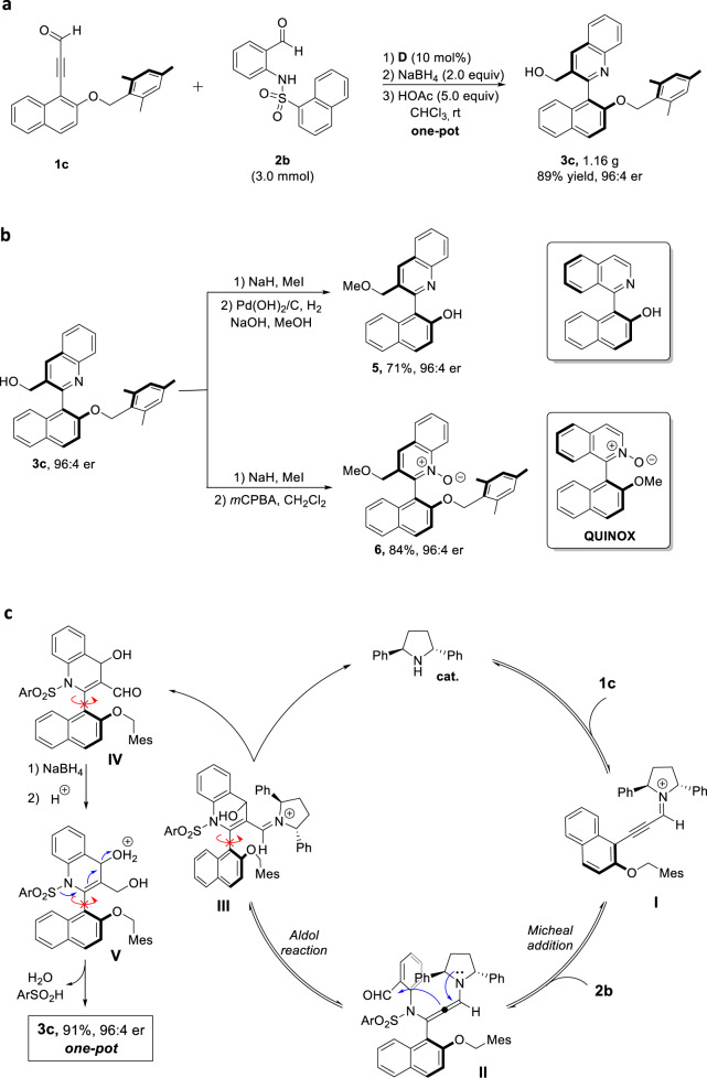 Organocatalytic atroposelective heterocycloaddition to access axially chiral 2-arylquinolines - PMC