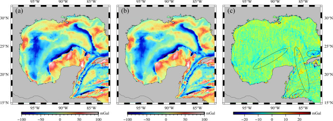 Refining satellite Altimetry-Derived gravity anomaly model with ...