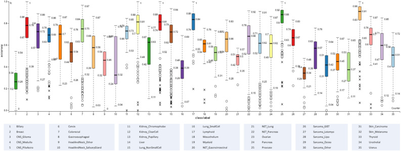 Classification performance assessment for imbalanced multiclass data - PMC