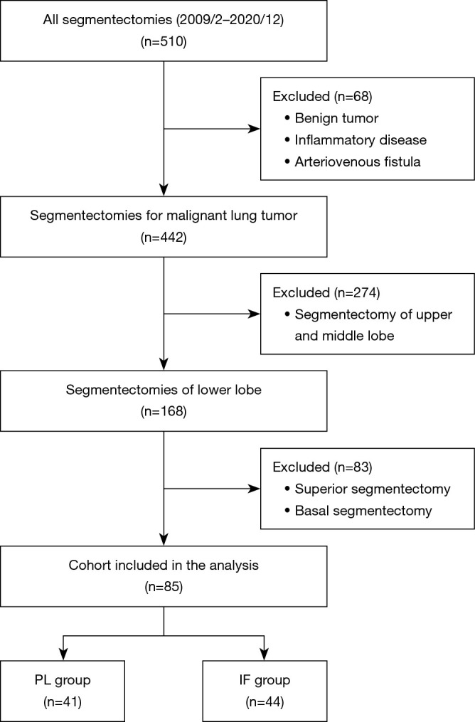 Comparison of different approaches in complete thoracoscopic segmentectomy of lung lower lobe - PMC