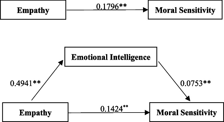 Effect of empathy competence on moral sensitivity in Chinese student nurses: the mediating role ...