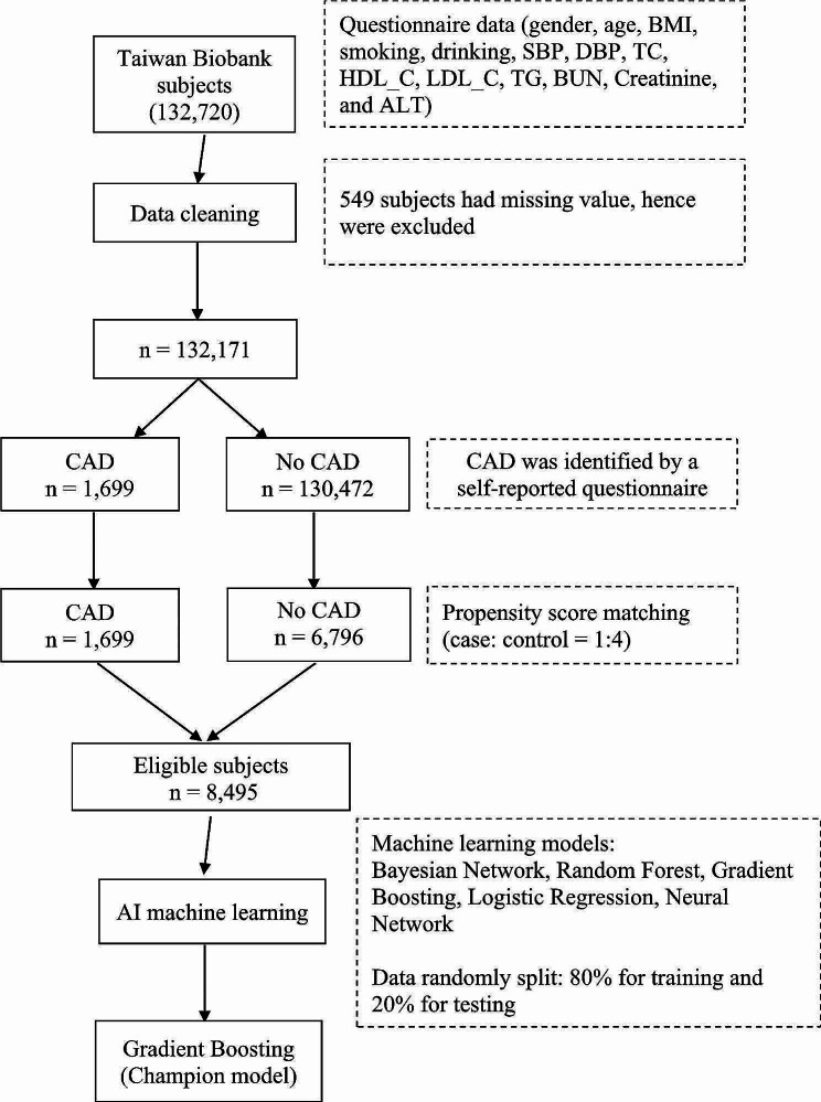 Using machine learning-based algorithms to construct cardiovascular risk prediction models for ...