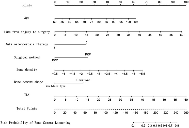 Development of a clinical predictive model for cement loosening after vertebral augmentation in ...