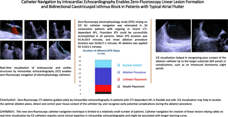 Catheter navigation by intracardiac echocardiography enables zero-fluoroscopy linear lesion ...