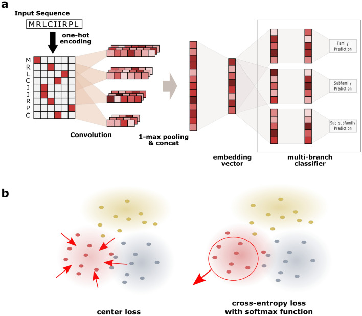 Deep hierarchical embedding for simultaneous modeling of GPCR proteins in a unified metric space ...